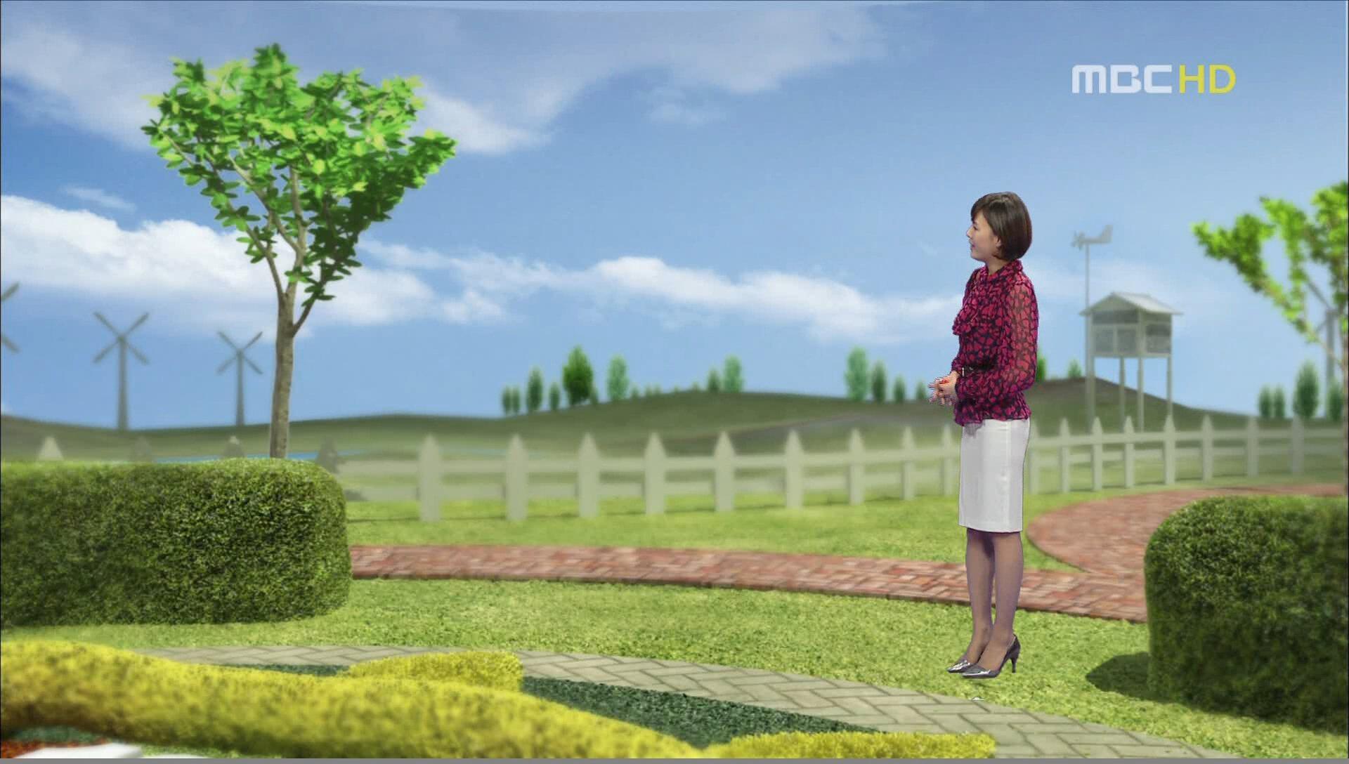 [캡쳐] SBS와 MBC 기상캐스터 승부!? ^^ 라인은지~ - DPrime