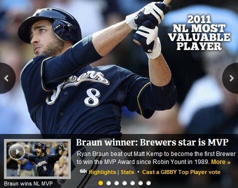 [MLB] 충격! MVP 라이언 브라운 약물 반응 - DVDPrime