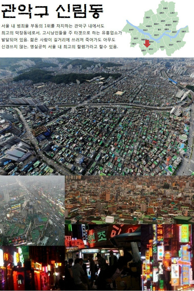 경찰들도 포기한 서울시 4대 할렘가 - DPrime