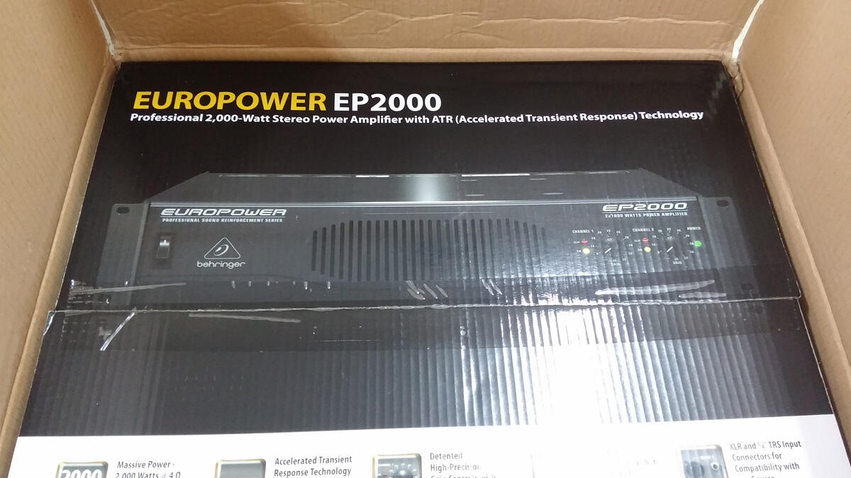 복귀프로젝트 (#3) 베링거 EP2000 PA앰프구매 - DVDPrime