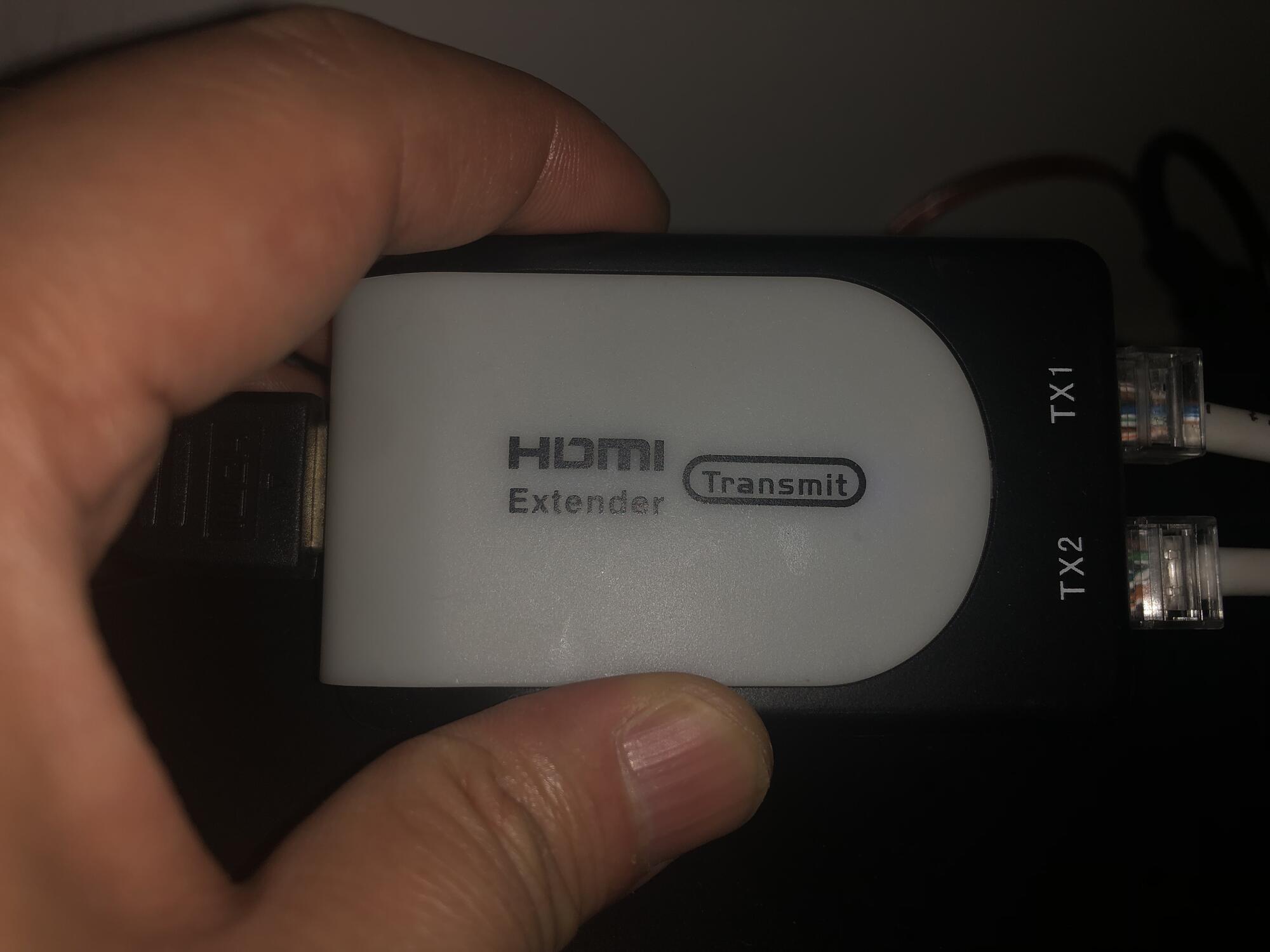 사진의 hdmi to 랜케이블 연결 방식이 궁금합니다. - DVDPrime