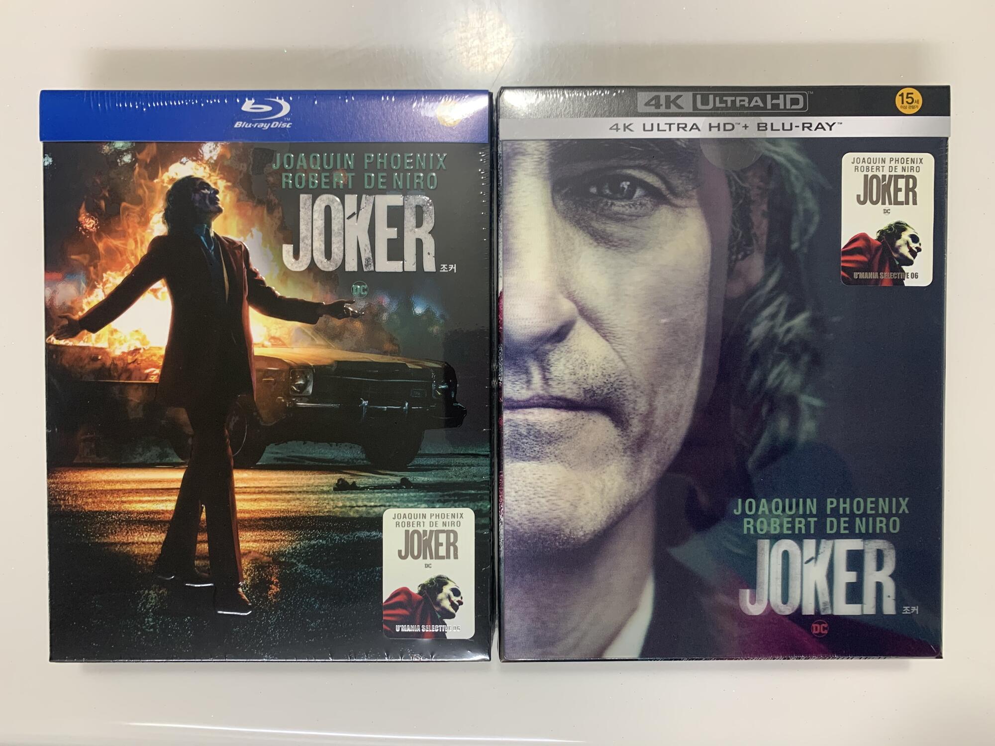 [판매중] 조커 스틸북 4k렌티, BD풀슬립 / 어벤져스1,2,3 4k콤보팩 - DVDPrime