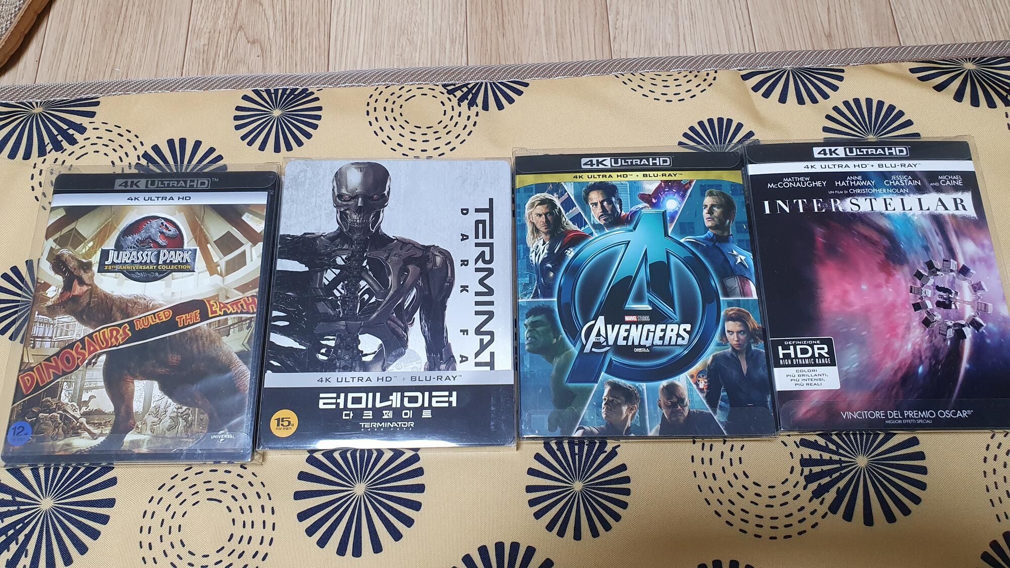 4k- 쥬라기공원 25주년콜렉션 4disc, 어벤져스 - DVDPrime