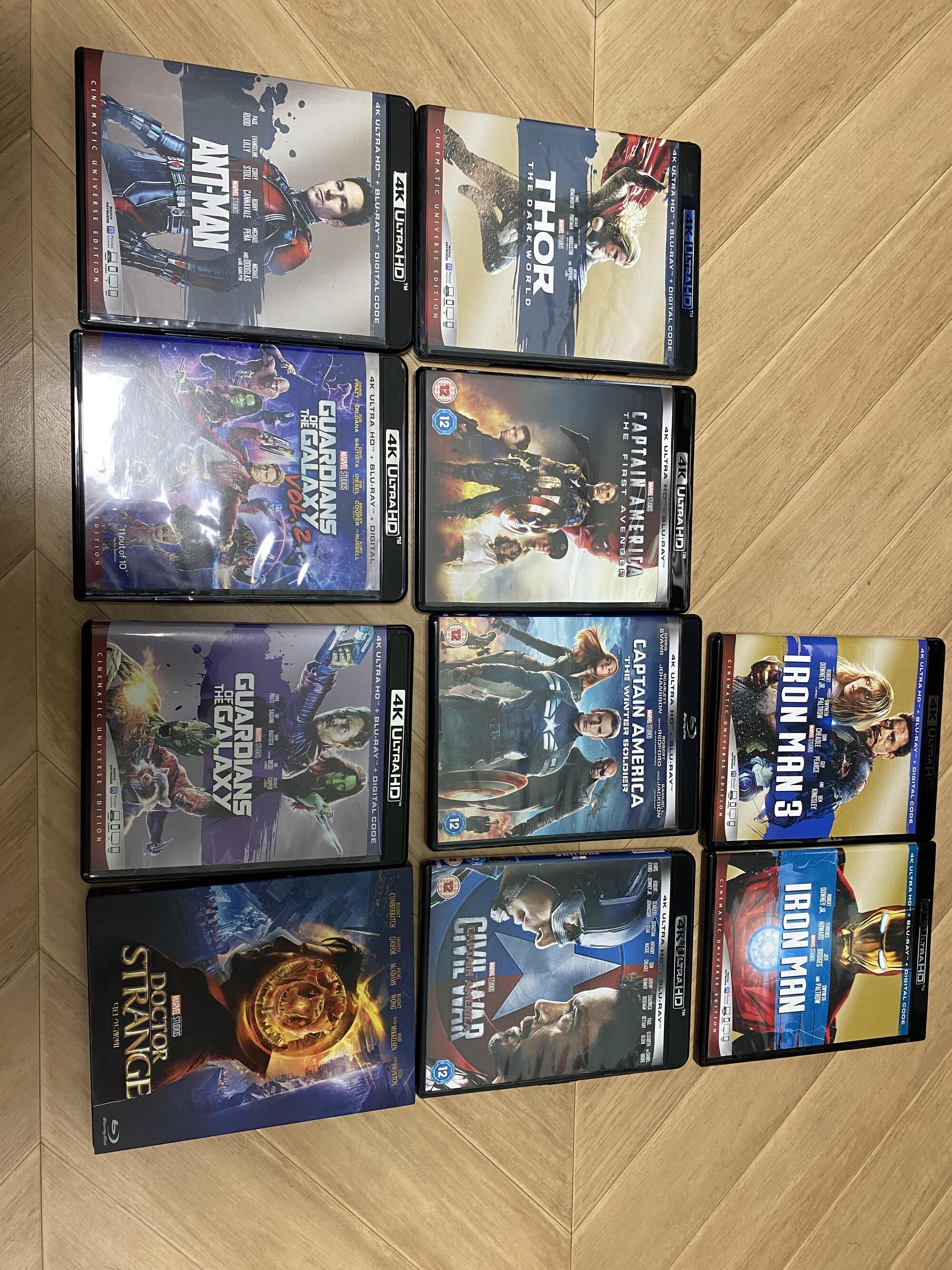 마블 4k 무자막 1 disk 일반판 팝니다(완료) - DPrime