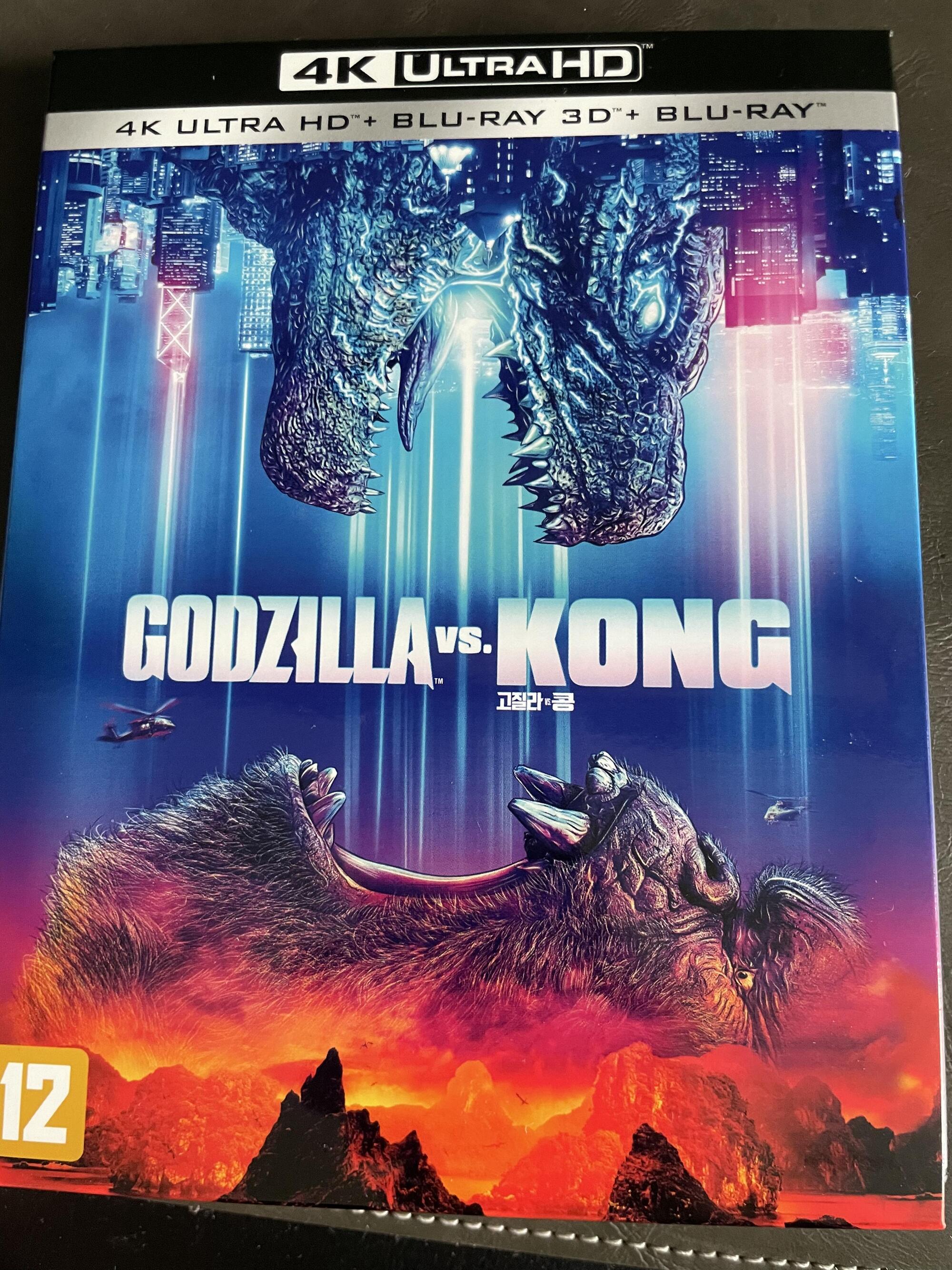 고질라vs콩 4k+3D+2D(판매완료) - DVDPrime