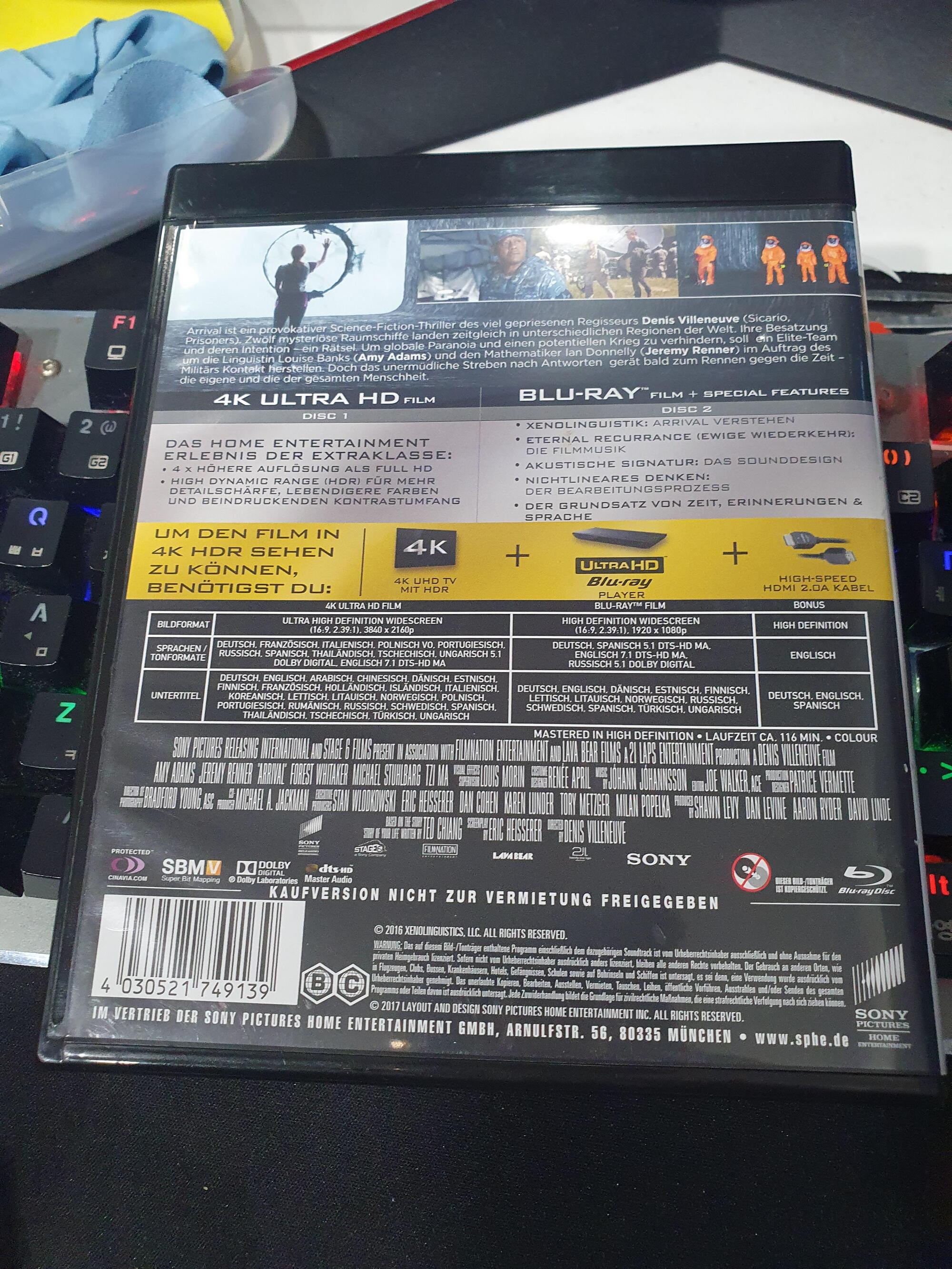 컨택트(어라이벌) 4k 판매합니다 - DPrime