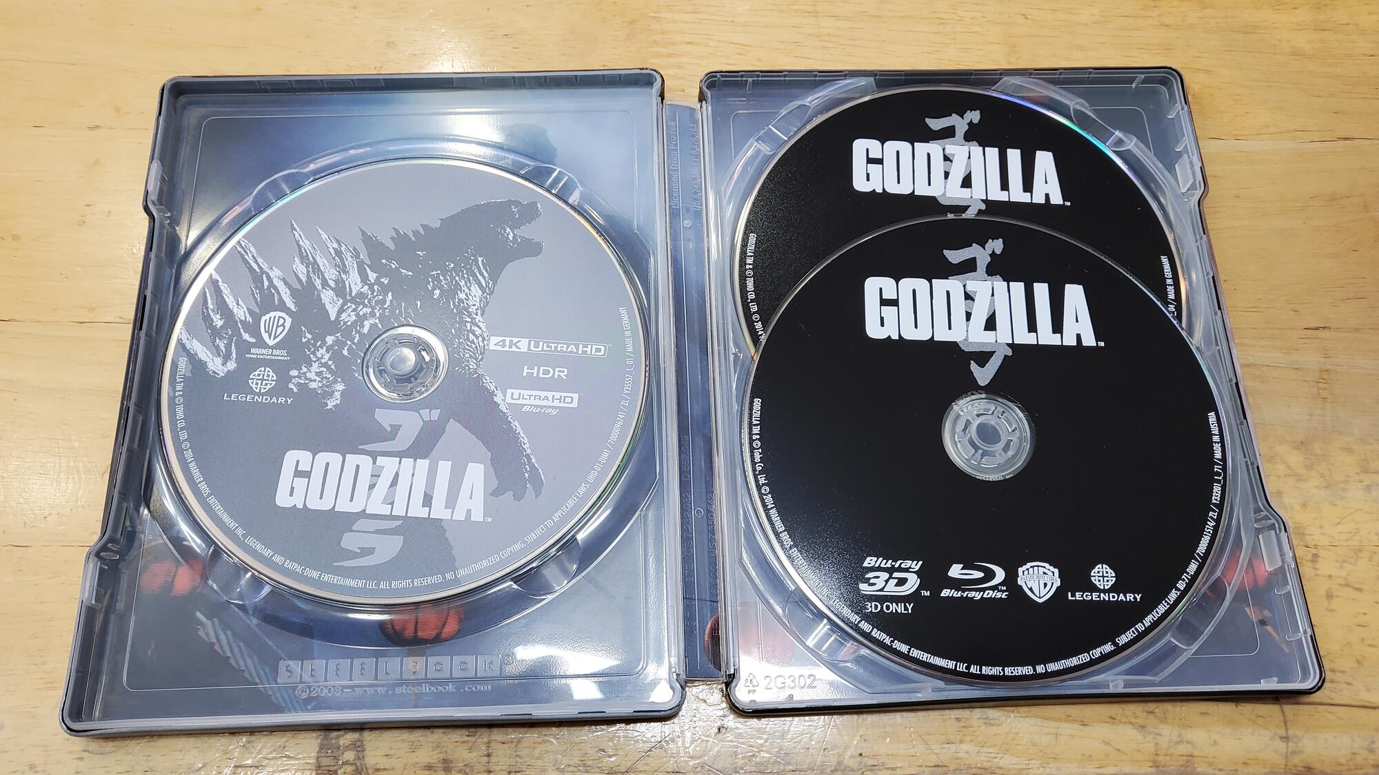 고질라 4k.2D3D 스틸북 - DPrime