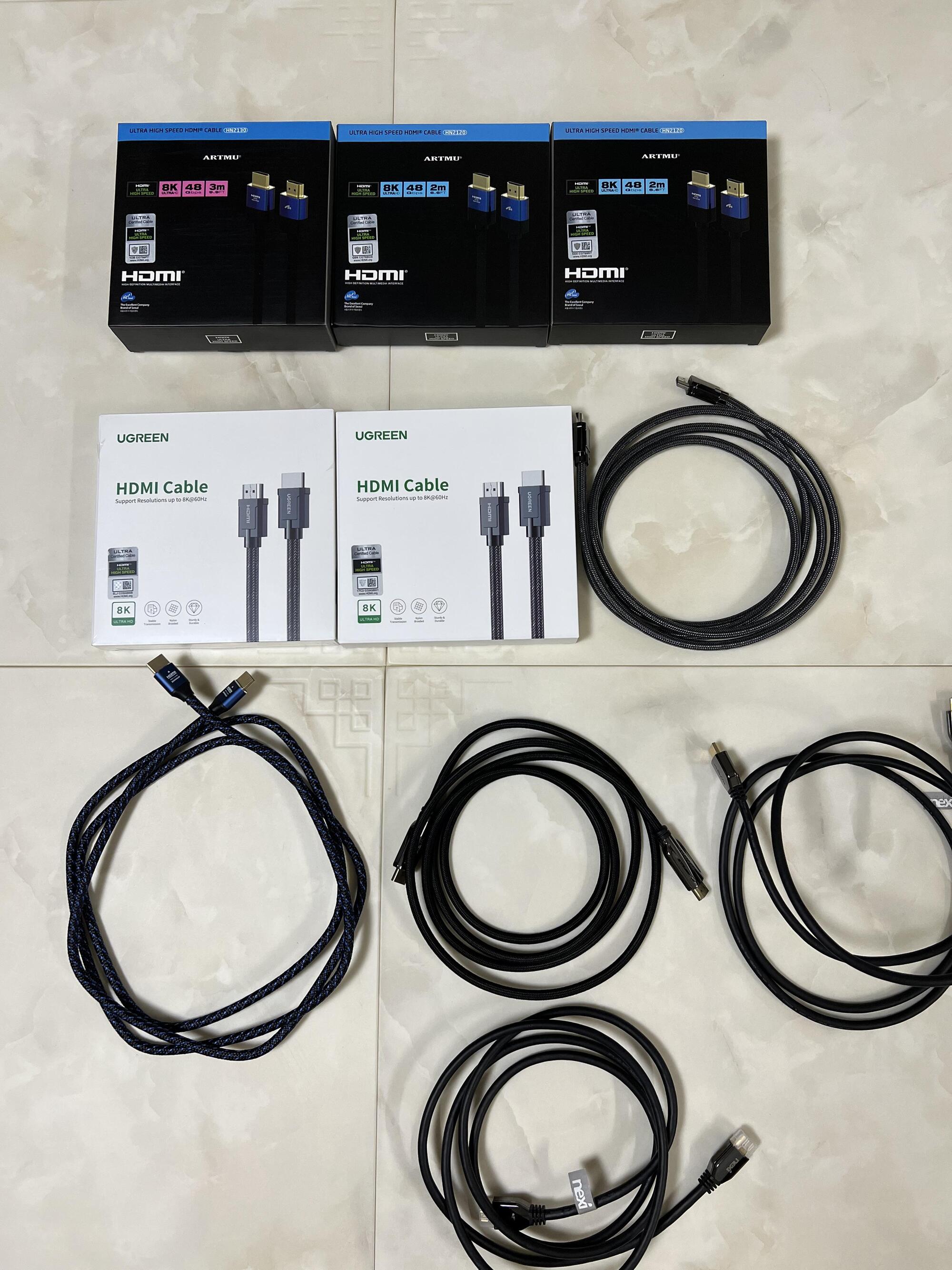 아트뮤, 유그린 등 HDMI 케이블 여러종류 판매합니다. - DPrime