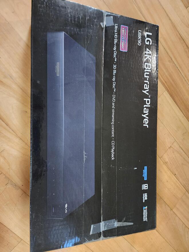 [판매완료]엘지LG 4K블루레이플레이어 UBK90 14만 - DPrime