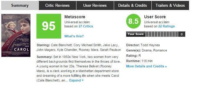 캐롤 마지막 예고편 - DVDPrime