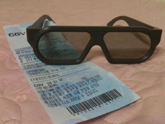 [4D 안경] 영등포CGV 4D 안경 수거 안함.사진있음 - DVDPrime