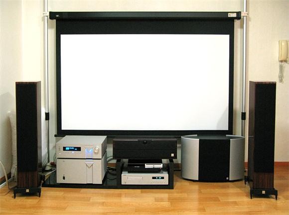 [홈씨어터] 내 홈씨어터 - LG X캔버스 보보스 들어온 후 - DVDPrime