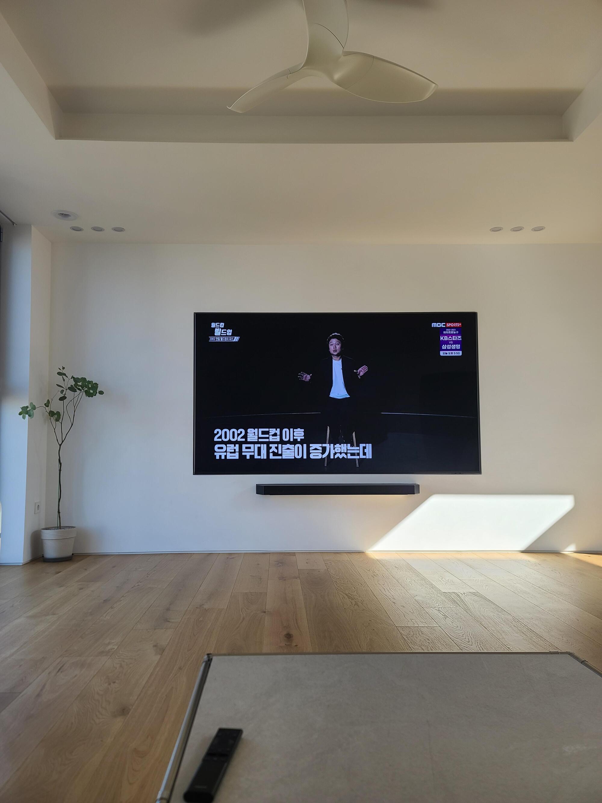 98인치 설치완료 - DVDPrime