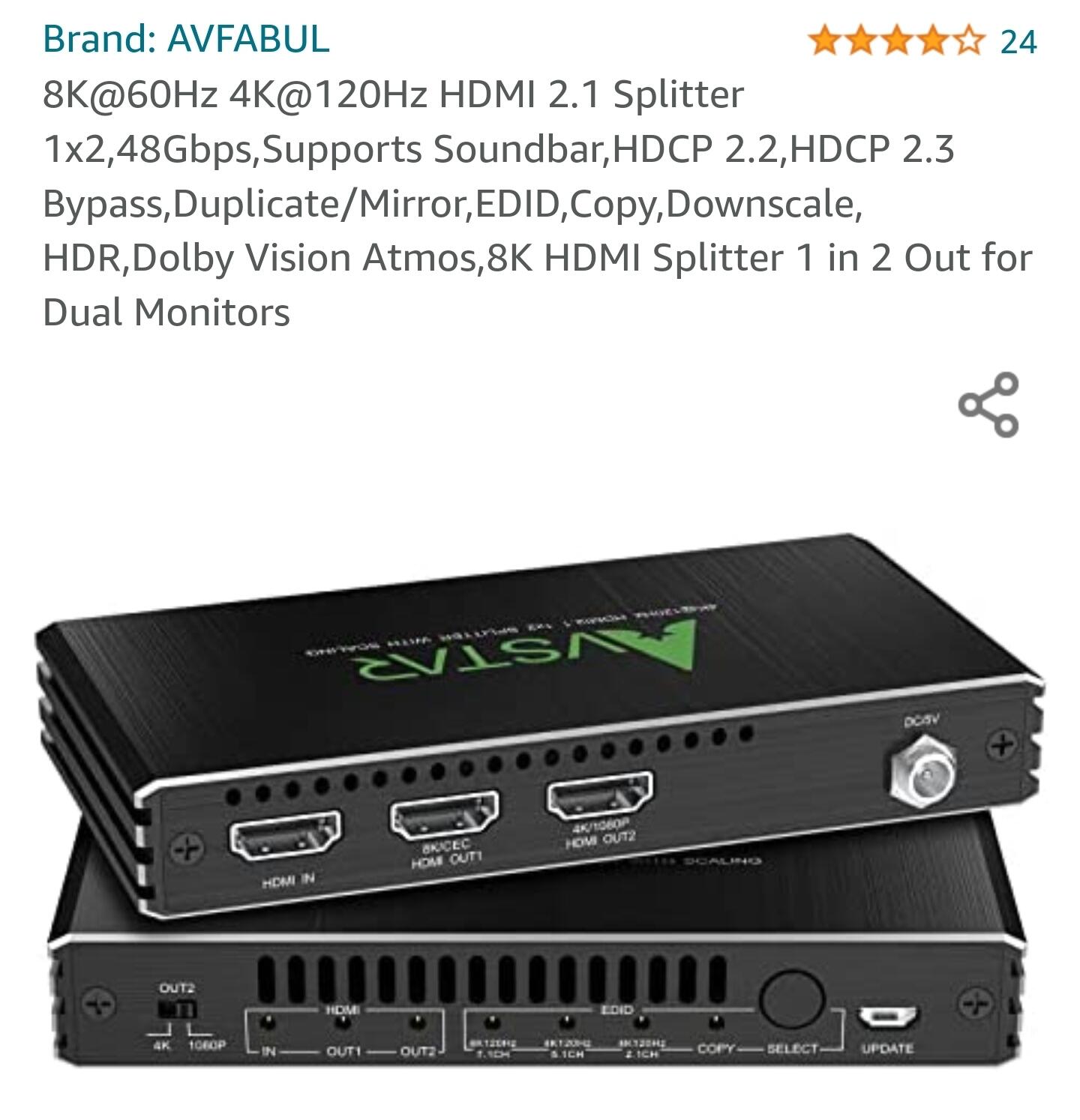 4k 120hz 2:1 HDMI 셀렉터 선택기 분배기 추천부탁드립니다 - DVDPrime