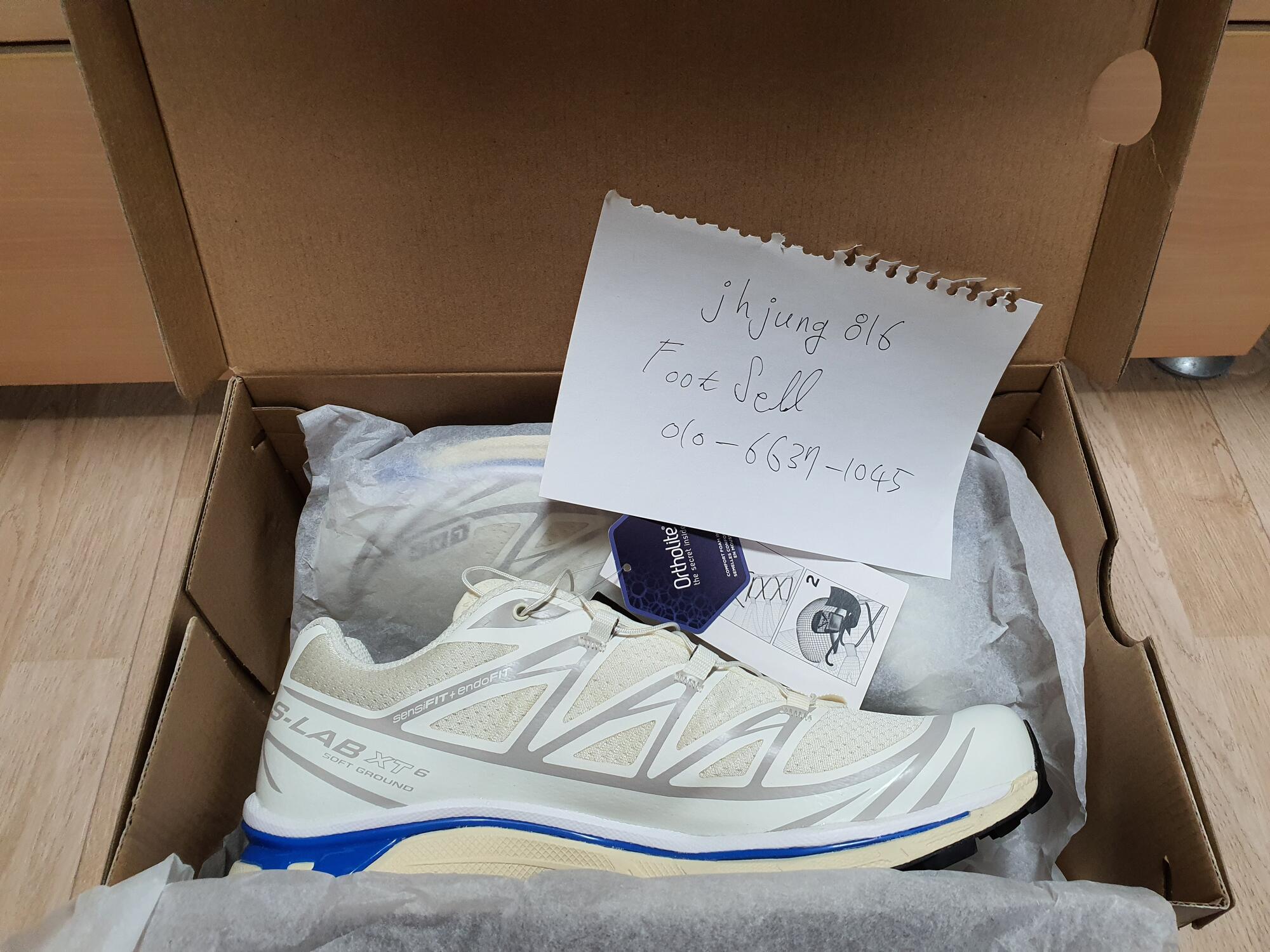 살로몬 SALOMON XT-6 SOFTGROUND LT ADV 바닐라/블루 275 - 풋셀 커뮤니티