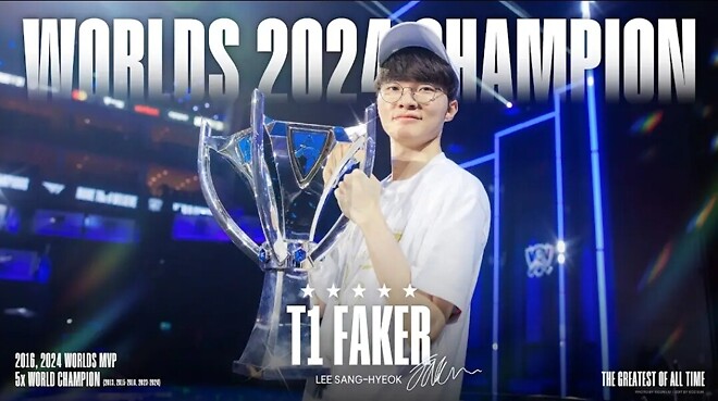 T1 24월즈 우승 기념 배경화면 배포 - MANIA