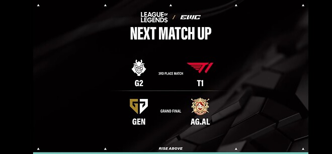 EWC 오늘의 매치업(07.20) - MANIA