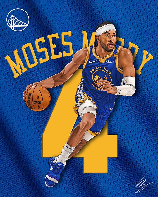 [NBA 팬아트] Moses moody - 매니아 커뮤니티 NBA-Talk 게시판