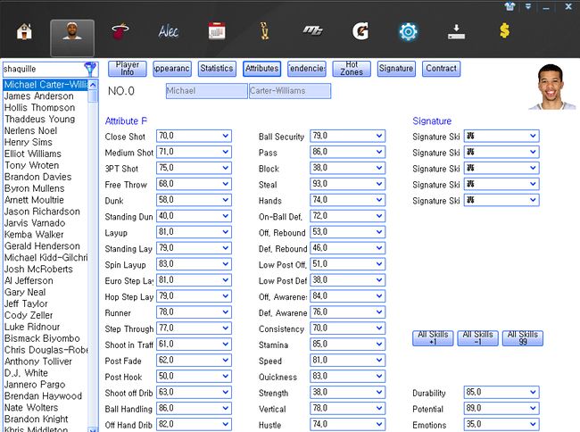 2K14 마이커리어 유틸 - Fantasy Star Trainer 다운로드 사용법 - MANIA
