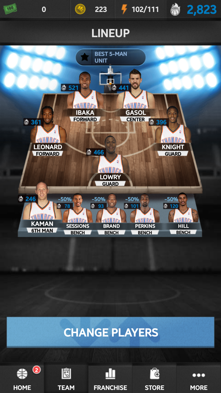 제 팀입니다! - NBA Mania