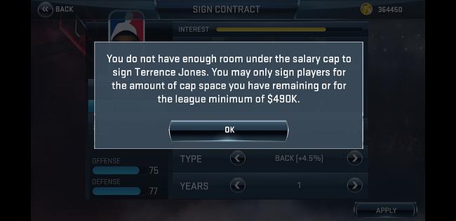 nba 2k 18 모바일 셀러리캡 - NBA Mania