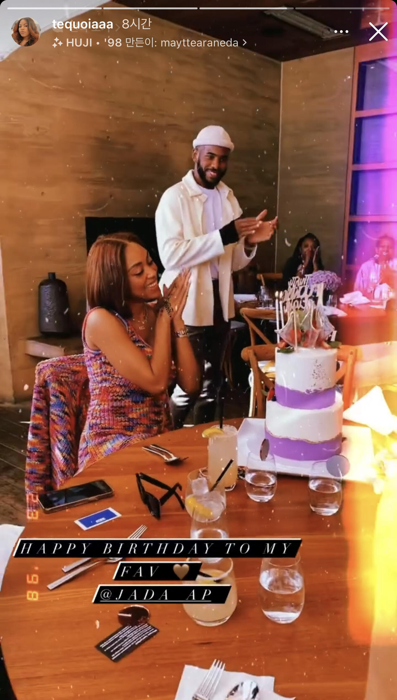 인스타 스토리 CP3의 모습 - NBA Mania