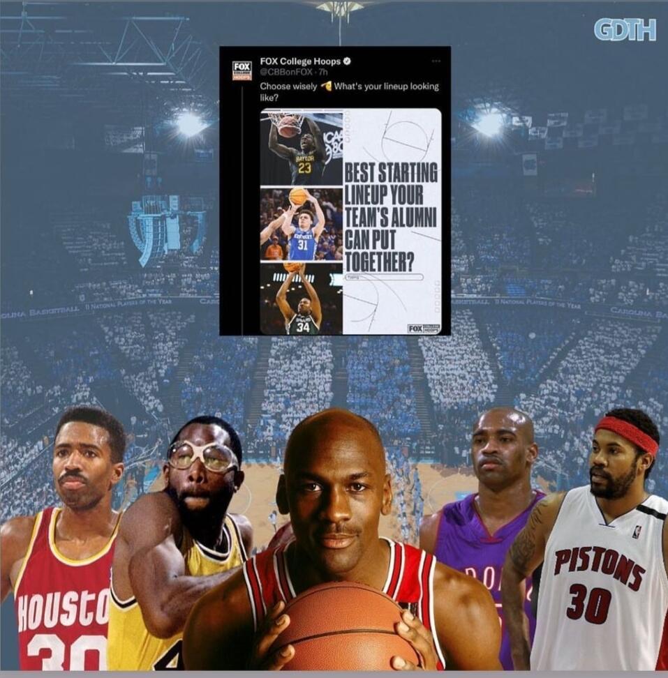 역대 UNC베스트5 NBA우승 가능 할까요? - MANIA